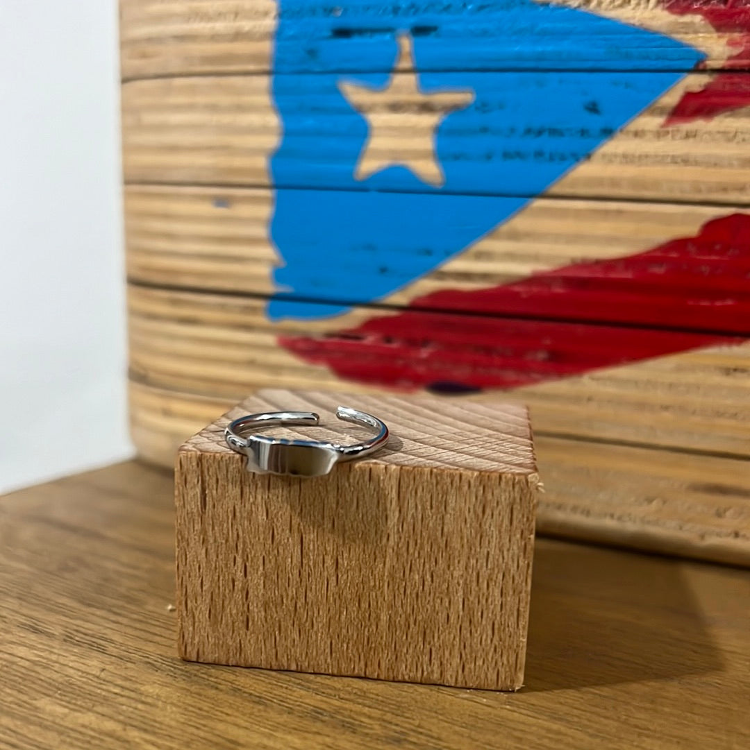 Puerto Rico Ring Silver – Boricua Brava