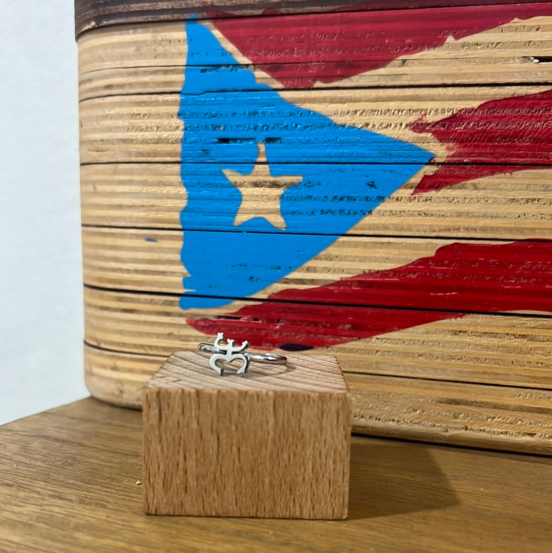 Taino Ring Silver – Boricua Brava